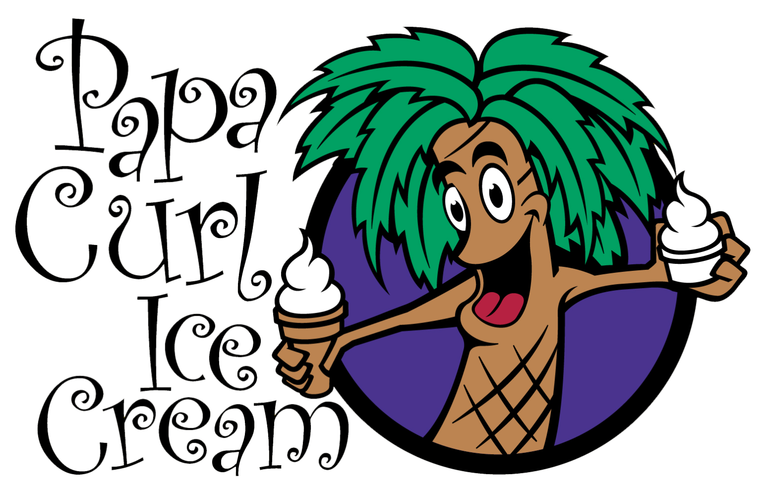 Papa Curl Ice Cream – Ice Cream Truck🍦 Featuring Dole Pineapple Soft ...