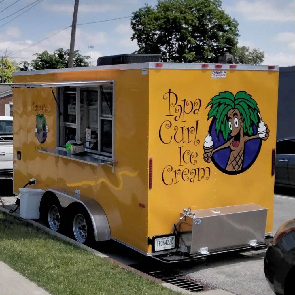 Papa Curl Ice Cream – Ice Cream Truck🍦 Featuring Dole Pineapple Soft ...